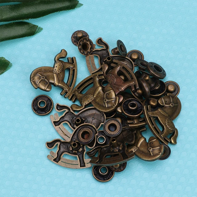 10 SETS JEAN Buttons Bag Replacement Snaps for Clothes £5.78 - PicClick UK