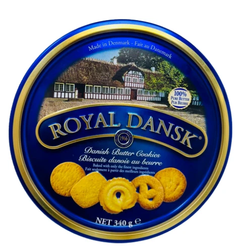 ROYAL DANSK DANISH Luxury Butter Cookies Biscuits Tin 340g £9.78 ...