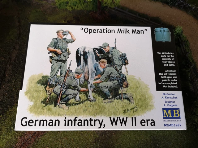 MASTERBOX MODELS 1 /35 Scale German Infantry WW2 Era "Operation Milk ...