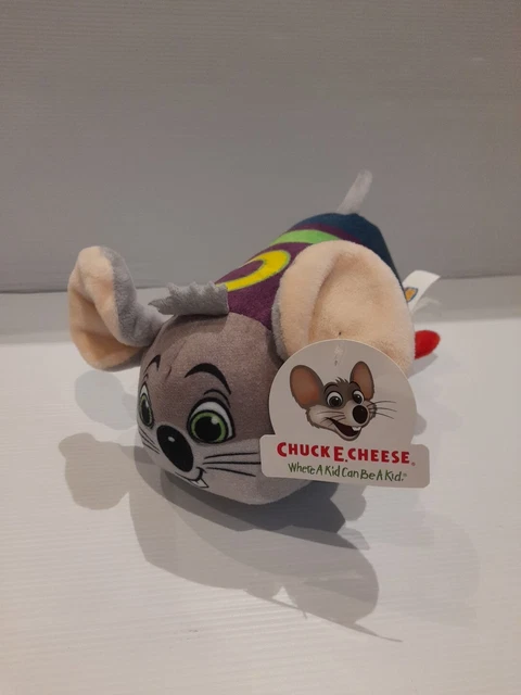 CHUCK E. CHEESE Mouse Rat Mascot Good Times Plush Doll 15cm W/ Tags Toy ...