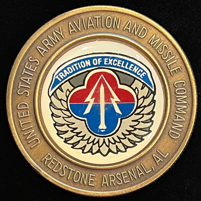 US ARMY AVIATION and Missile Command Commanding General Challenge Coin ...