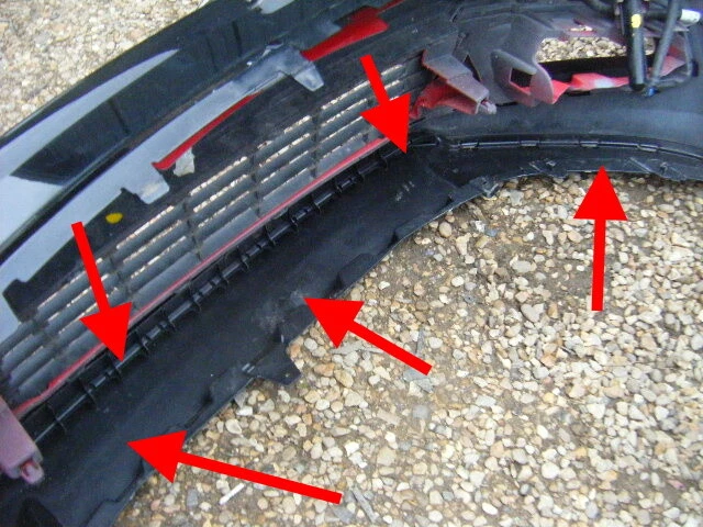 VW POLO R Line Genuine Bumper Lower Lip Spoiler Splitter 2013 - 2017 6R ...