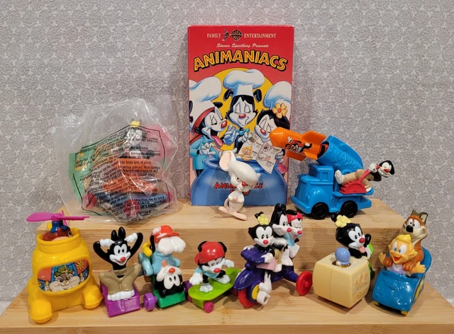 1990S THE ANIMANIACS Pinky Brain Slappy Wakko Yakko Dot Toy Figure VHS ...
