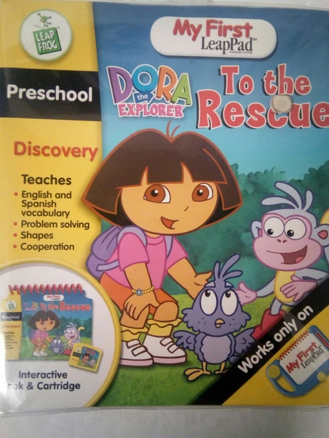 DORA THE EXPLORER To The Rescue Leapfrog My First Leap Pad 5 99 PicClick dora-the-explorer-to-the-rescue-leapfrog-my-first-leap-pad-5-99-picclick