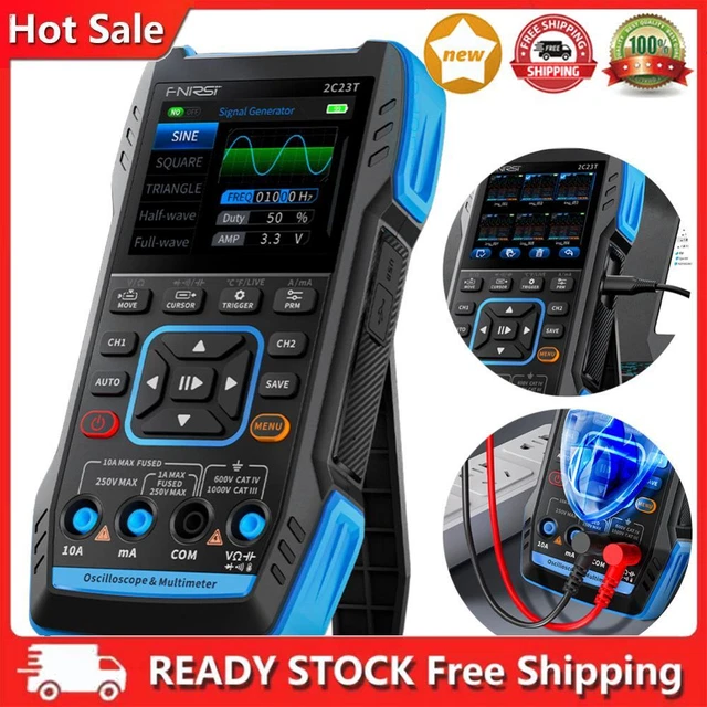 DIGITAL OSCILLOSCOPE MULTIMETER 50MS/s Signal Generator Dual Channel ...