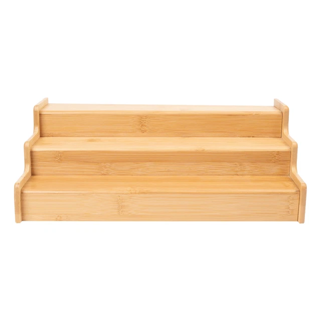 KITCHEN NATURAL BAMBOO Organizers Expandable Spice Rack, 3-Tier $18.38 ...