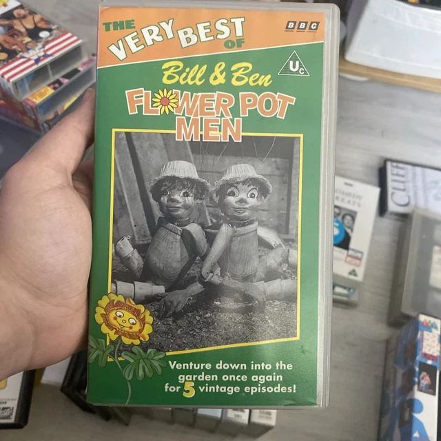 BILL & BEN Flower Pot Men VHS Video Tape BBC VIDE The original Black ...