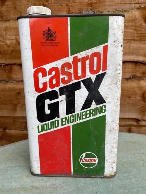 VINTAGE CASTROL GTX 5 Litre Motor Oil Can - Empty £12.45 - PicClick UK