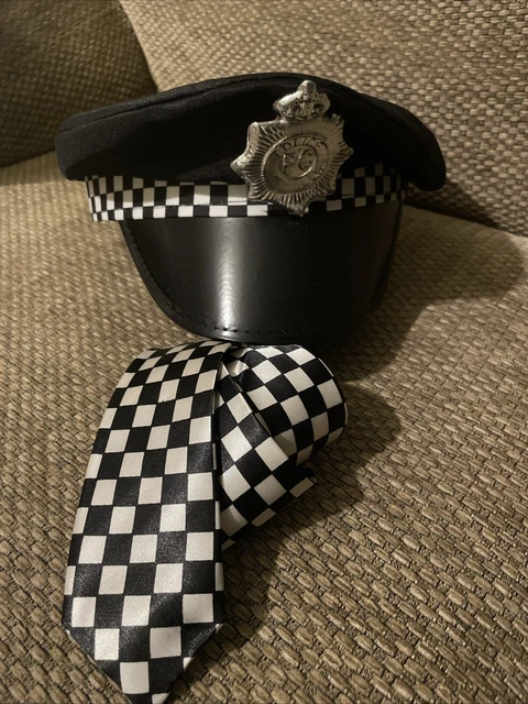 FANCY DRESS POLICE Costume. Police Hat & Tie. £10.80 - PicClick UK