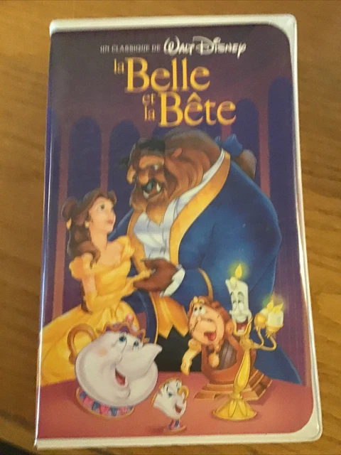 WALT DISNEY'S LA Belle Et La Bete - Beauty & the Beast French VHS Black ...