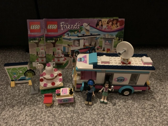 LEGO FRIENDS HEARTLAKE News Van 41056 Building Kit Complete Set £8.66 ...