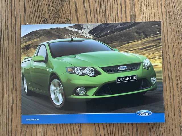 2008 FORD FALCON Ute Fg Xr6 Xr8 Turbo Prestige New Zealand Nz Brochure ...