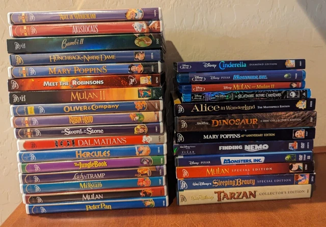 LOT OF 29 Disney Movies - DVDs, Blu-Ray, Limited Edition, Gold Collection & More £39.11 ...