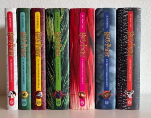 HARRY POTTER 7 Libri Saga Completa JK Rowling 2014 Van Laanen Edizione ...