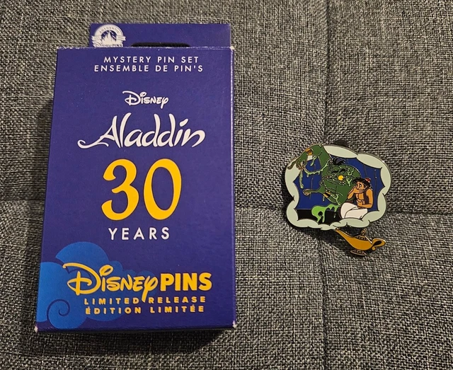DISNEY STORE MYSTERY Pin Aladdin 30 Years Green Genie £8.00 - PicClick UK