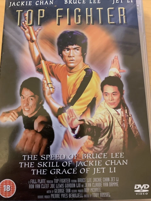 TOP FIGHTER DVD Starring Jackie Chan, Bruce Lee And Jet Li £3.00 ...