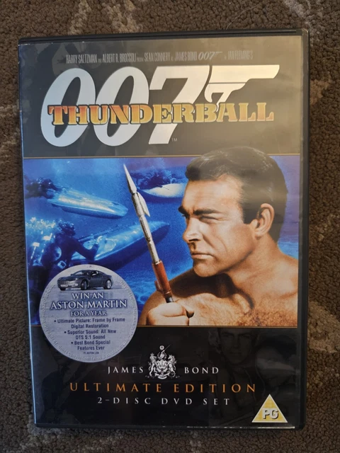 THUNDERBALL DVD 2 Disc Ultimate Edition James Bond 007 Sean Connery £6.99 - PicClick UK