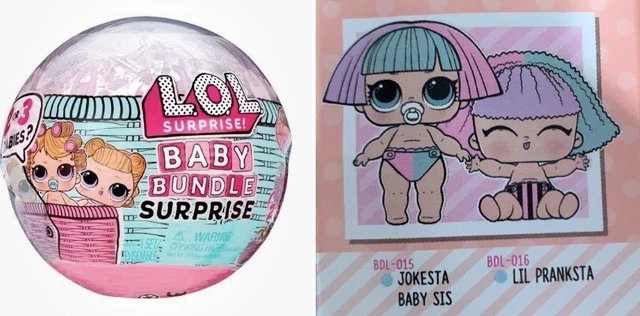 LOL SURPRISE! BABY Bundle Surprise Dolls - Jokesta Baby Sis & Lil ...