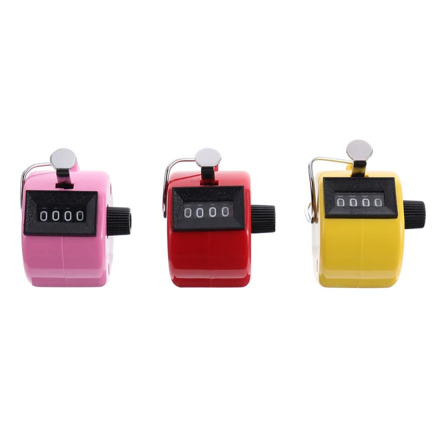 3 PCS NUMBER Counting Clicker Counter Practical Design Fitness £11.25 ...