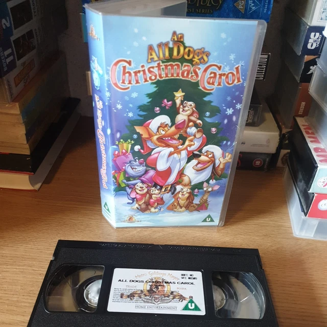 WARNER &AN ALL Dogs Christmas Carol" (1998) Family VHS video vintage U ...