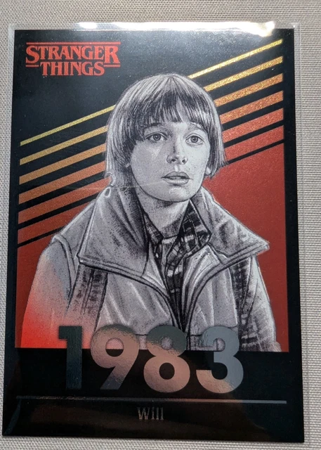 2025 PANINI STRANGER Things This Is Our Story Will Byers 1983 Foil #129 ...