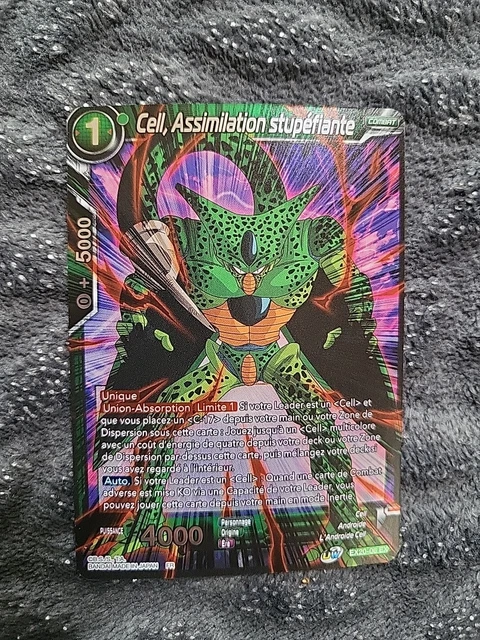 CARTE DRAGON BALL super card game Cell,assimilation Stupéfiants. Ex20 ...