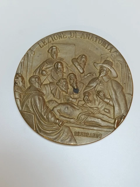 MEDAGLIA LEZIONE DI anatomia medicinali medico 90 mm EUR 34,00 ...