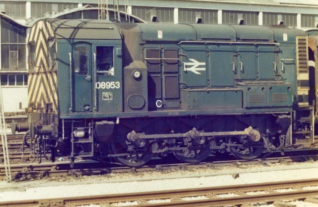 BRITISH RAILWAY B.R Photograph Class 08 - 08953 At Plymouth Laira 16/09 ...