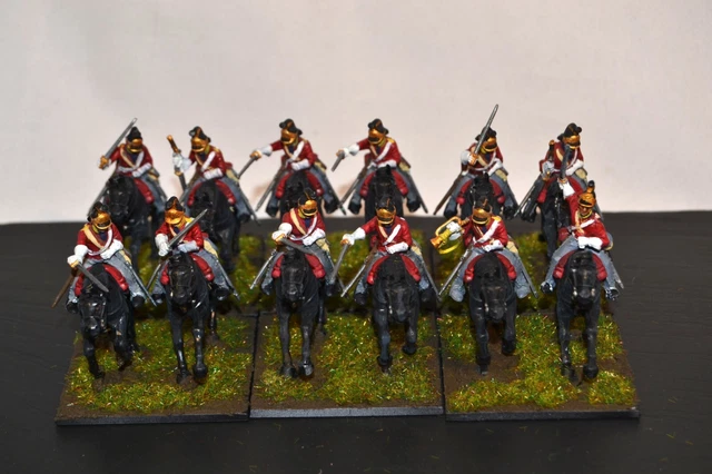 WARLORD GAMES 28MM British Napoleonic Union Brigade Cavalry Painted ...