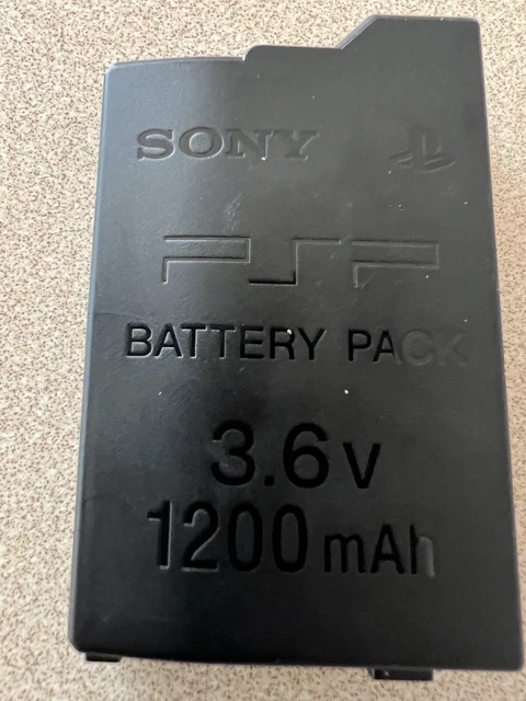 SONY AUTHENTIC PSP-S110 1200 mAh Li-Ion Battery for PSP-2000 and PSP ...