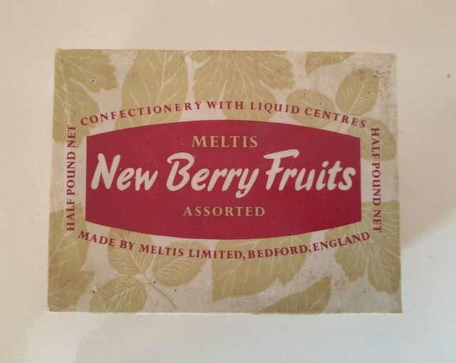 VINTAGE MELTIS NEW Berry Fruits Cardboard Sweet Box £5.00 - PicClick UK