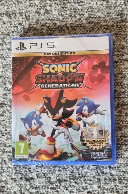 SONIC X SHADOW Generations PS5 Includes Gerald Robotniks Journal ...