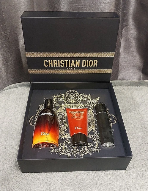 DIOR FAHRENHEIT GIFT Set 100ml 10ml EDT Shower Gel 75ml New 2023 £110. ...