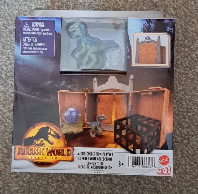 JURASSIC WORLD DOMINION Mattel Micro Collection Playset [NEW] £5.00 ...