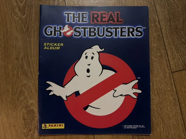 THE REAL GHOSTBUSTERS Vintage 1980s Sticker Album incomplete Panini ...