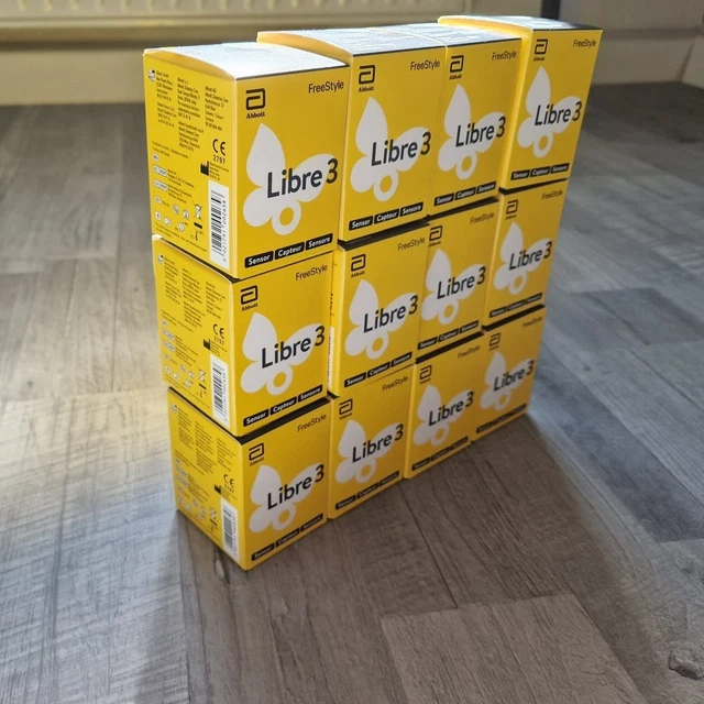 16X ABBOTT FREESTYLE Libre 3 Sensoren MHD 2026 NEU & OVP EUR 1.050,00 ...