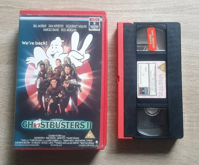 GHOSTBUSTERS II 2 VHS Video Tape Big Box Ex Rental Columbia £12.50 - PicClick UK