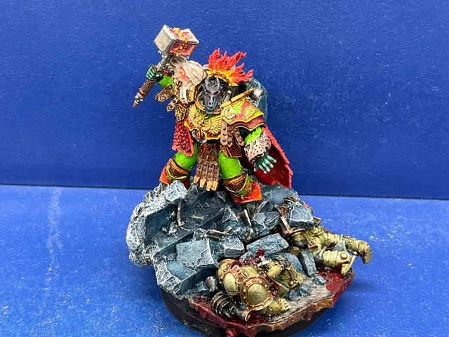 FORGEWORLD VULKAN PRIMARCH of the Salamanders Legion UMBAU BEMALT EUR ...