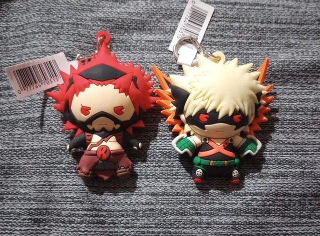 MONOGRAM MY HERO Academia MHA Bakugo Kirishima Lot 3D Figural Bag Clip ...