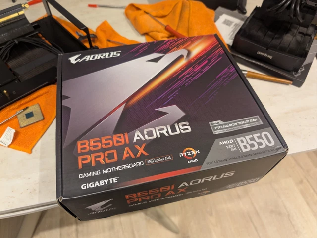 GIGABYTE B550I AORUS Pro AX Mini-ITX AM4 Motherboard Socket AMD DDR4 £ ...