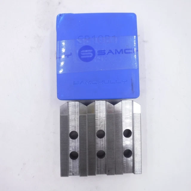 OEM SAMCHULLY LATHE Chuck Jaws, 254mm Max, 1.5mm x 60° Serrated Face ...