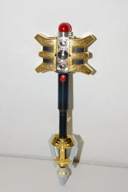 POWER RANGERS ZEO GOLD RANGER STAFF Weapon *WORKS Bandai 1996 Vintage ...