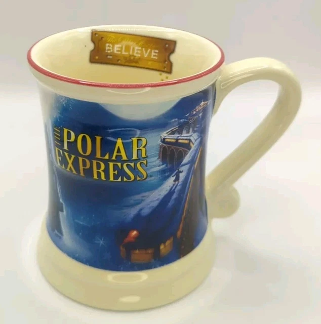 THE POLAR EXPRESS Mug Warner Bros 3D Large Train Christmas Mug £8.00 ...