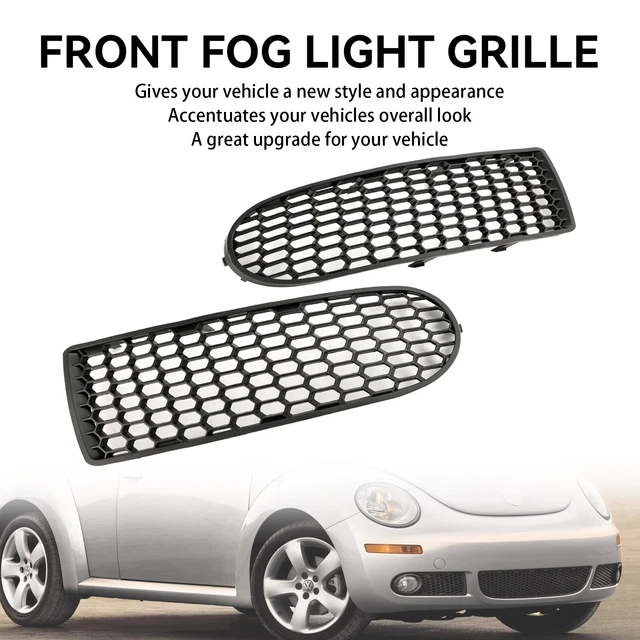 FRONT BUMPER FOG Light Grill Pour VW Volkswagen Beetle & Beetle ...