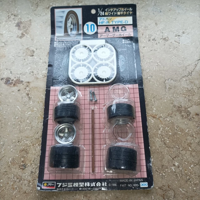 FUJIMI MODELLBAU AMG 1:24 Räder und Felgen für Auto Modellbausätze AMG ...