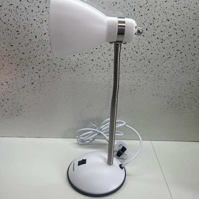 LEPOWER METAL DESK Lamp Eye-Caring Goose Necked Table Study Bedroom ...