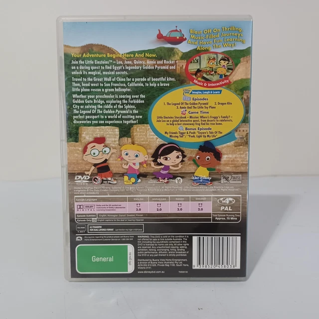 LITTLE EINSTEINS THE Legend of the Golden Pyramid DVD Fast Free Post ...