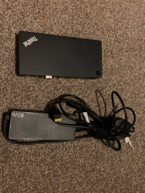 LENOVO THINKPAD USB-C Dock Gen 2 Docking Station with power block £23. ...