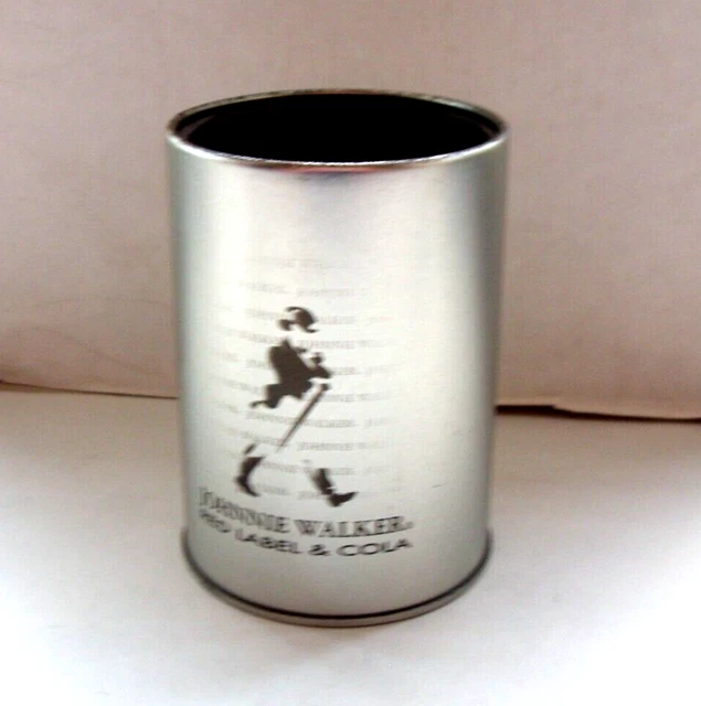 JOHNNIE WALKER RED label scotch whisky metal bottle cooler with insert ...