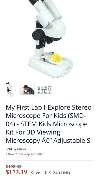 MY FIRST LAB I-Explore Stereo Microscope for Kids (SMD-04) - STEM $24. ...